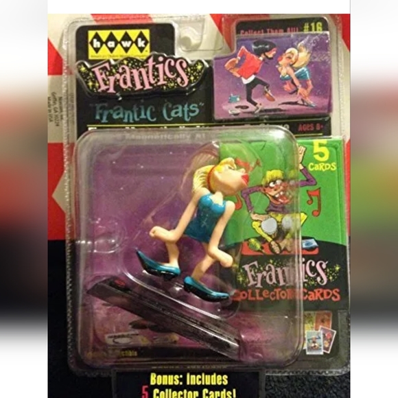 Tony Hawk | Toys | Vintage Hawk Frantic Cats Collectible Figure 6 5 ...